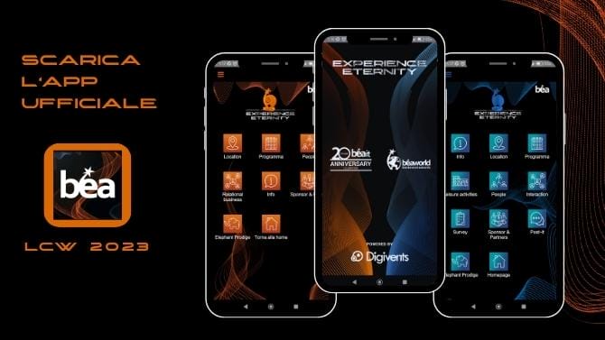 Download the app designed by Digivents: you will follow all BEA Italia ...