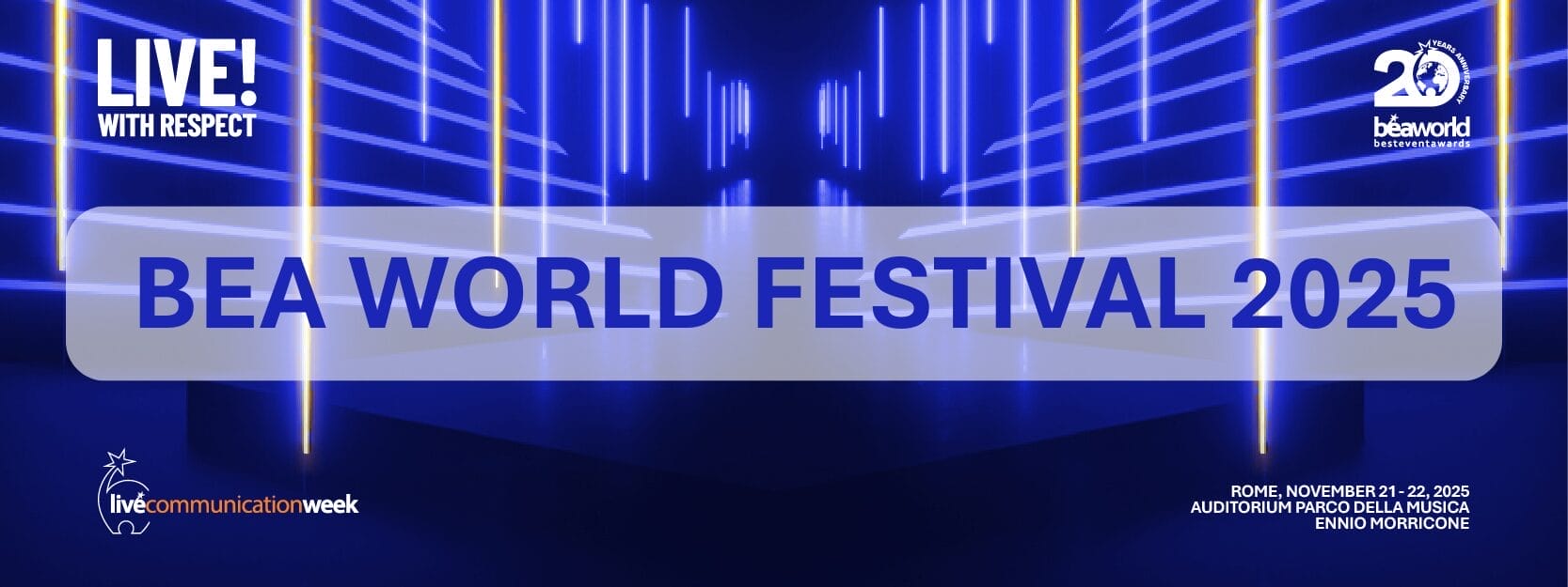 BEA WORLD FESTIVAL 2025: THE GLOBAL STAGE OF LIVE COMMUNICATION | Bea ...